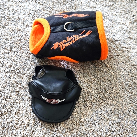 Harley-Davidson | Dog | Harley Davidson Dog Harness And Hat | Poshmark